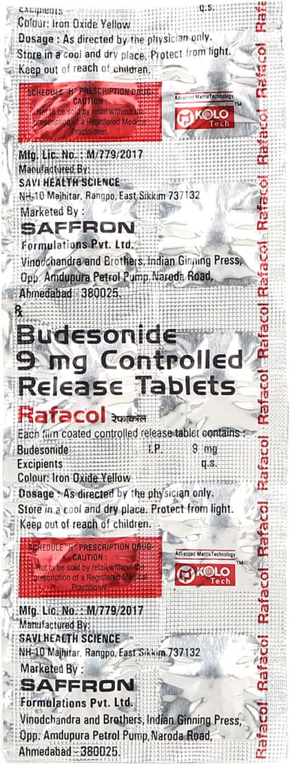 Rafacol 9 MG Tablet (10): Uses, Side Effects, Price & Dosage | PharmEasy