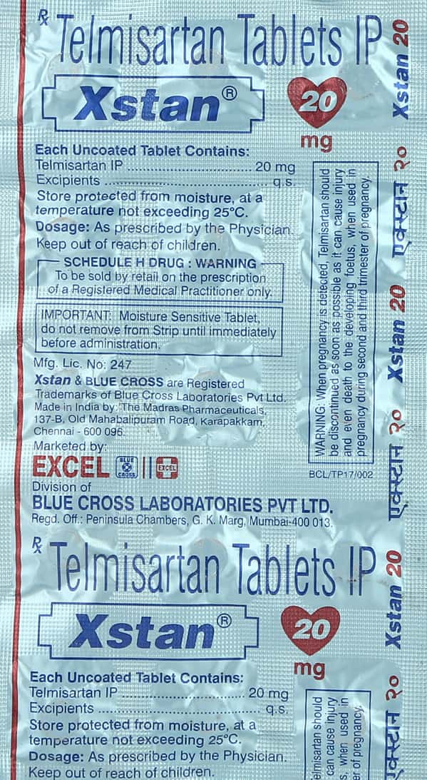 Xstan 20 Tablet: Uses, Side Effects, Price, Dosage & More Info - PharmEasy
