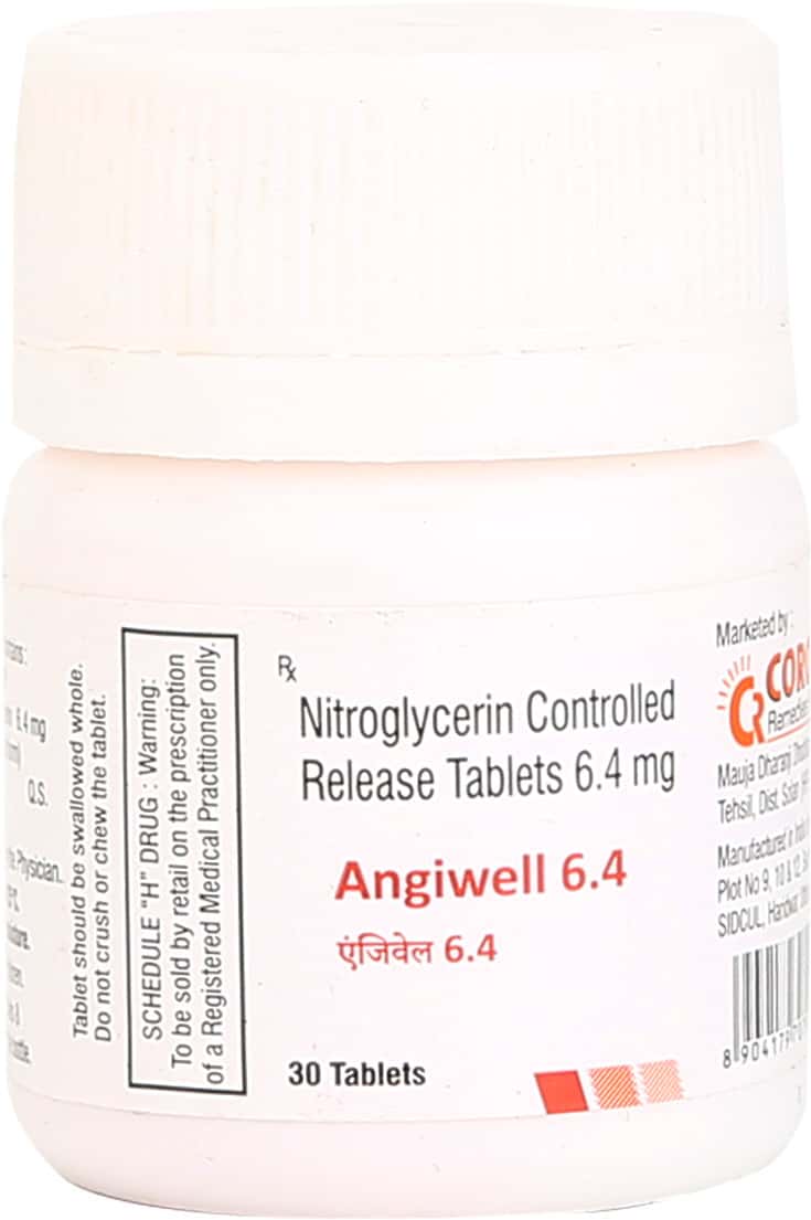 Angiwell 6.4 MG Tablet (30): Uses, Side Effects, Price & Dosage | PharmEasy