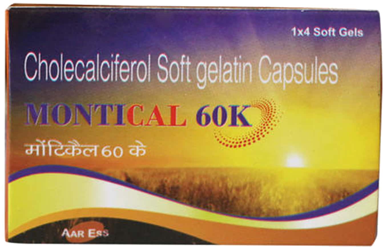 Montical 60000 IU Capsule (4): Uses, Side Effects, Price & Dosage ...