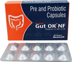 Buy Gut Ok Nf Strip Of 10 Capsules Online & Save Up to 24% at PharmEasy