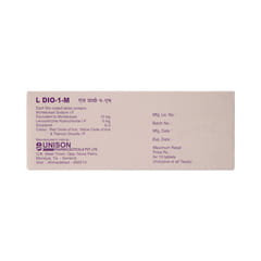L Dio-1-M Tablet: Uses, Side Effects, Price, Dosage & More Info - PharmEasy