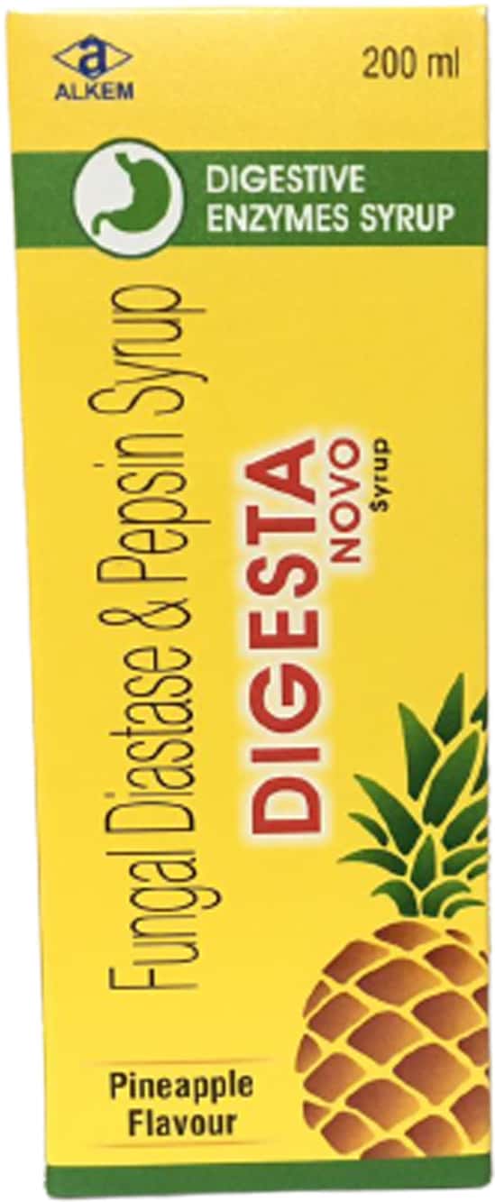 Digesta Novo Pineapple Flavour Syrup 200ml: Uses, Side Effects, Price ...