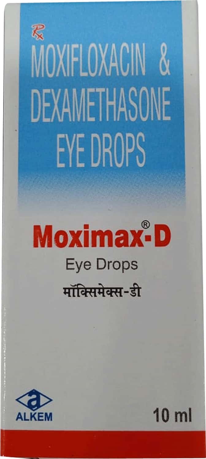 Moximax-D Eye Drops: Uses, Side Effects, Price, Dosage & More Info ...