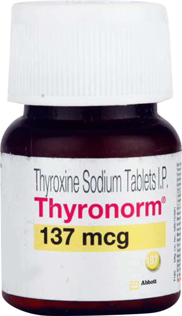 Thyronorm 137 MCG Tablet (120): Uses, Side Effects, Price & Dosage ...