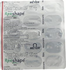 Reeshape 120 MG Capsule (15): Uses, Side Effects, Price & Dosage ...