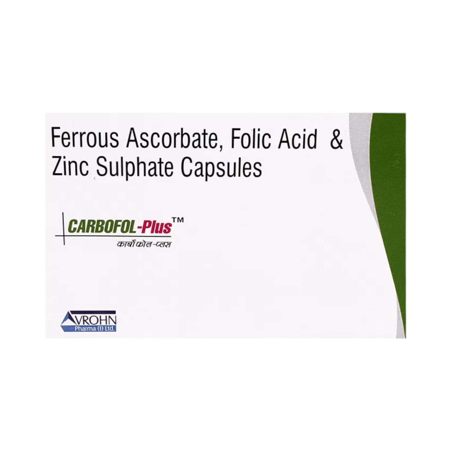 Carbofol Plus Strip Of 10 Capsules: Uses, Side Effects, Price & Dosage ...