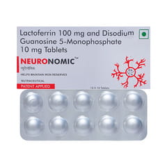 Neuronomic Strip Of 10 Tablets: Uses, Side Effects, Price & Dosage ...