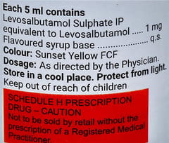 Levolin 1mg Syrup | Orange Flavour: Uses, Side Effects, Price, Dosage ...