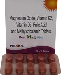 Buy Remmag Plus Strip Of 10 Tablets Online & Save Up to 24% at PharmEasy
