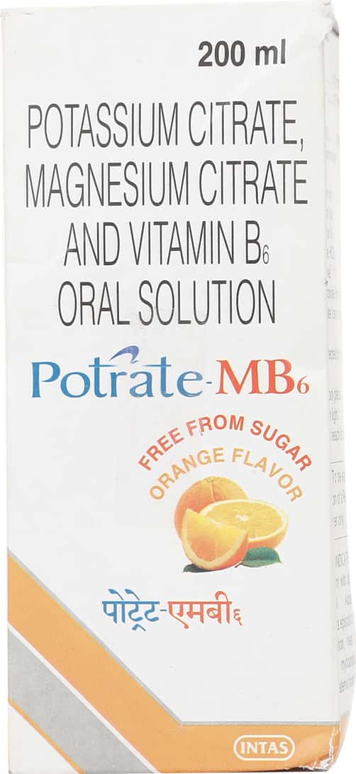 Potrate MB6 Oral Solution | Orange Flavour Sugar Free : Uses, Side ...