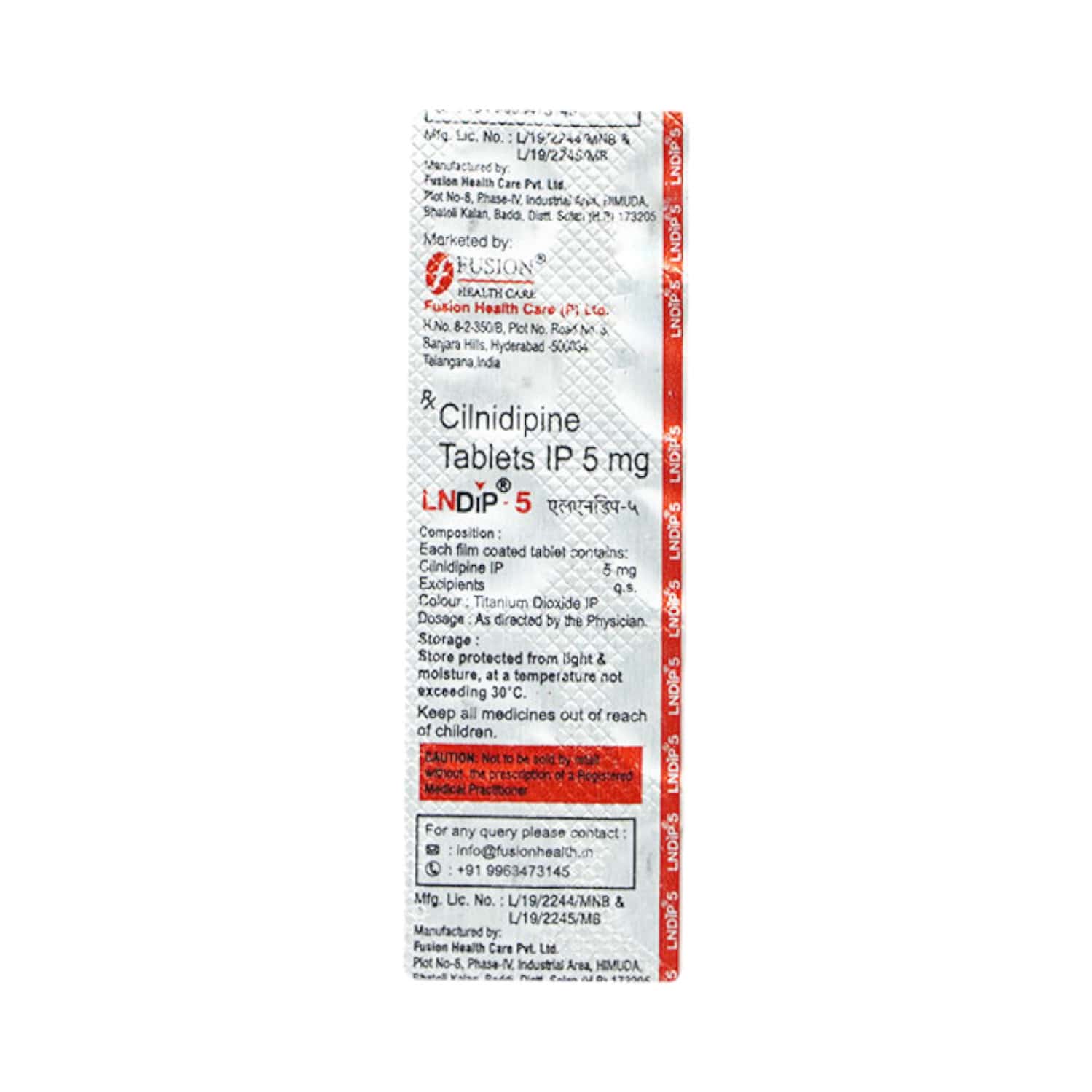 Lndip 5 MG Tablet (10): Uses, Side Effects, Price & Dosage | PharmEasy