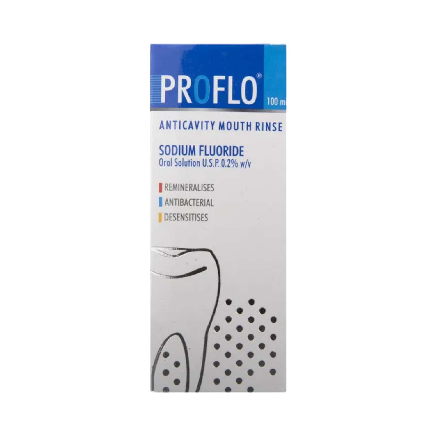 Proflo 0.2 % Mouth Wash (100): Uses, Side Effects, Price & Dosage ...