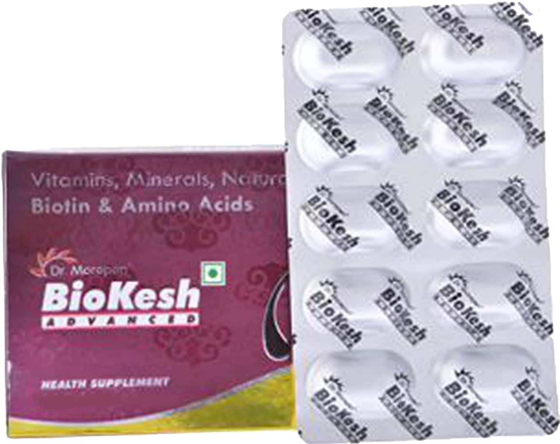 Buy New Biokesh Advance Strip Of 10 Tablets Online & Save Up to 24% at ...