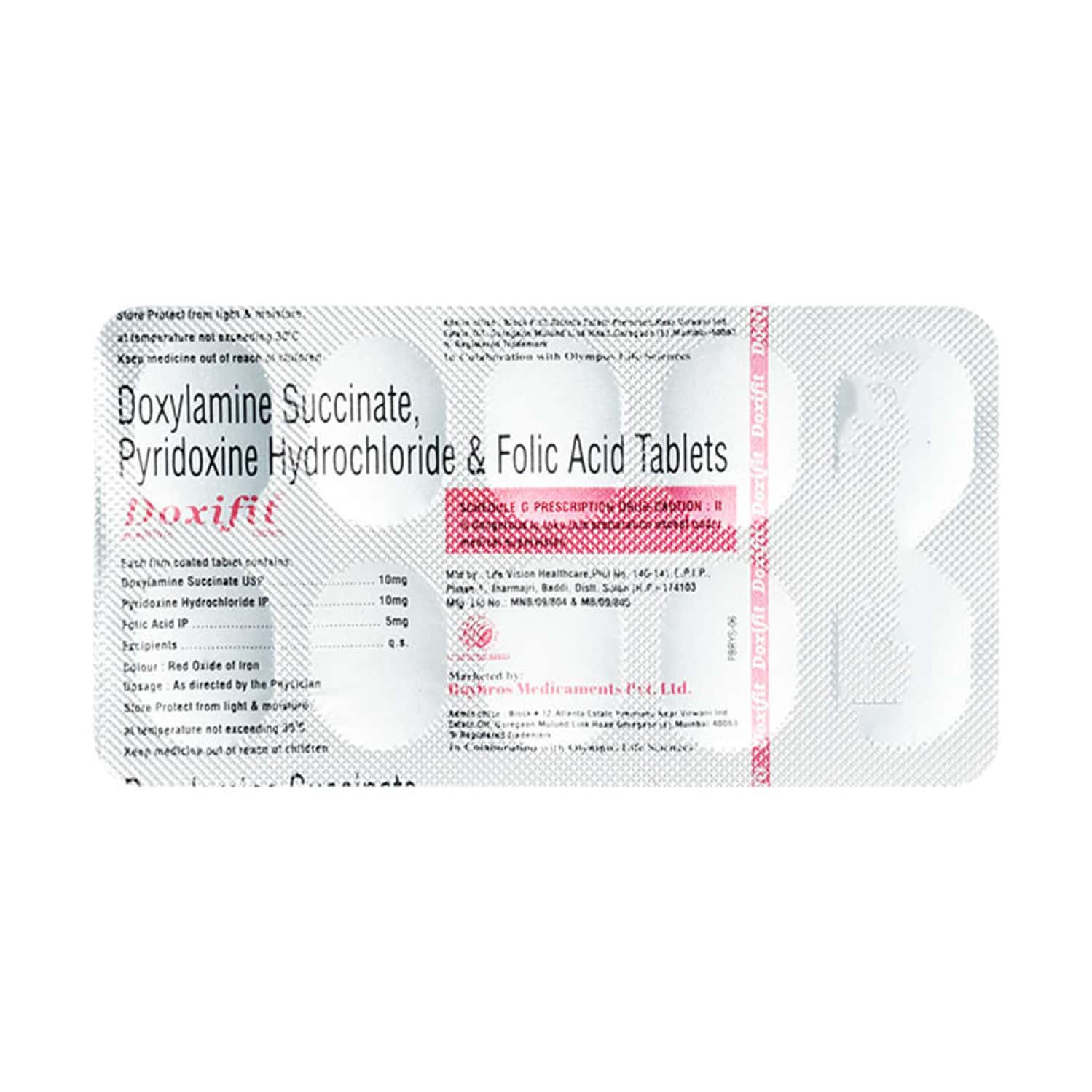 Doxifit Strip Of 10 Tablets: Uses, Side Effects, Price & Dosage | PharmEasy