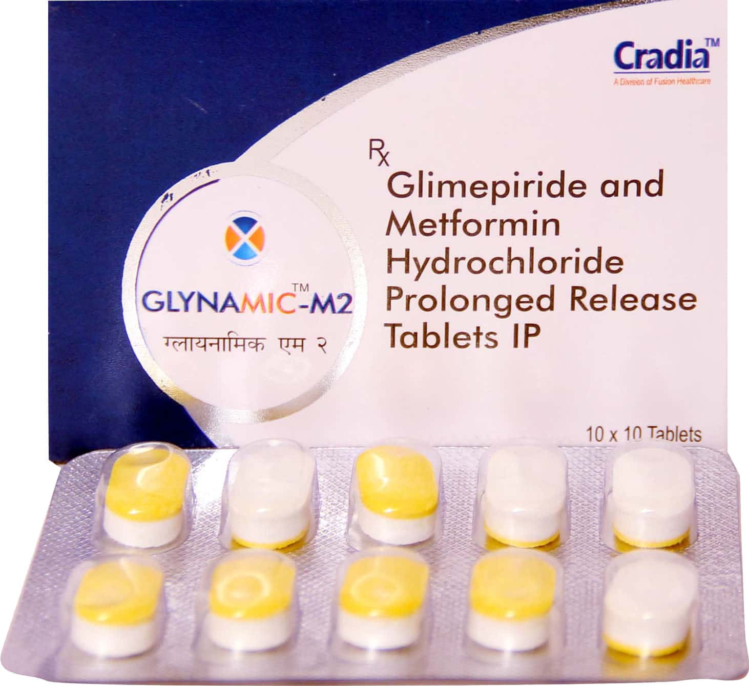 Glynamic M 2mg Strip Of 10 Tablets: Uses, Side Effects, Price & Dosage ...