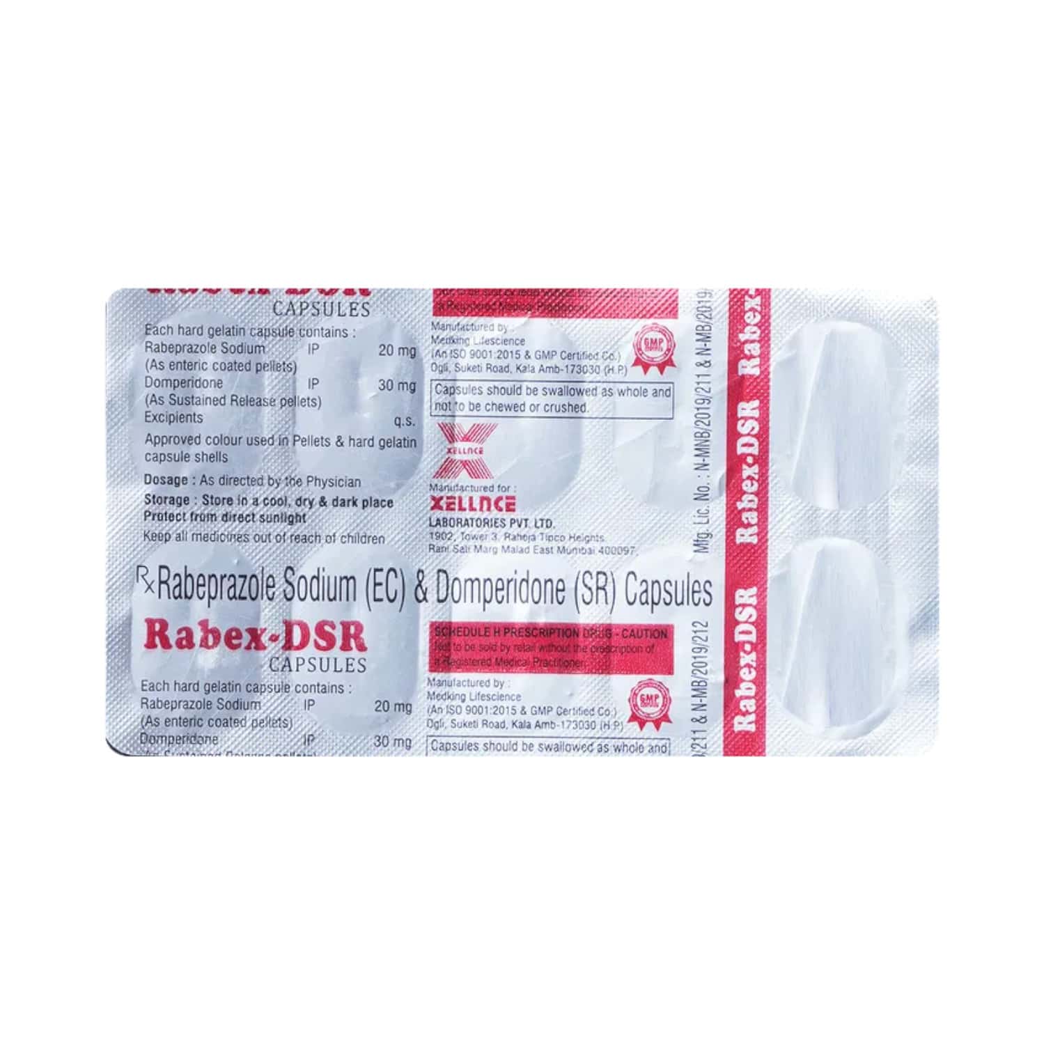 Rabex Dsr Strip Of 10 Capsules: Uses, Side Effects, Price & Dosage ...