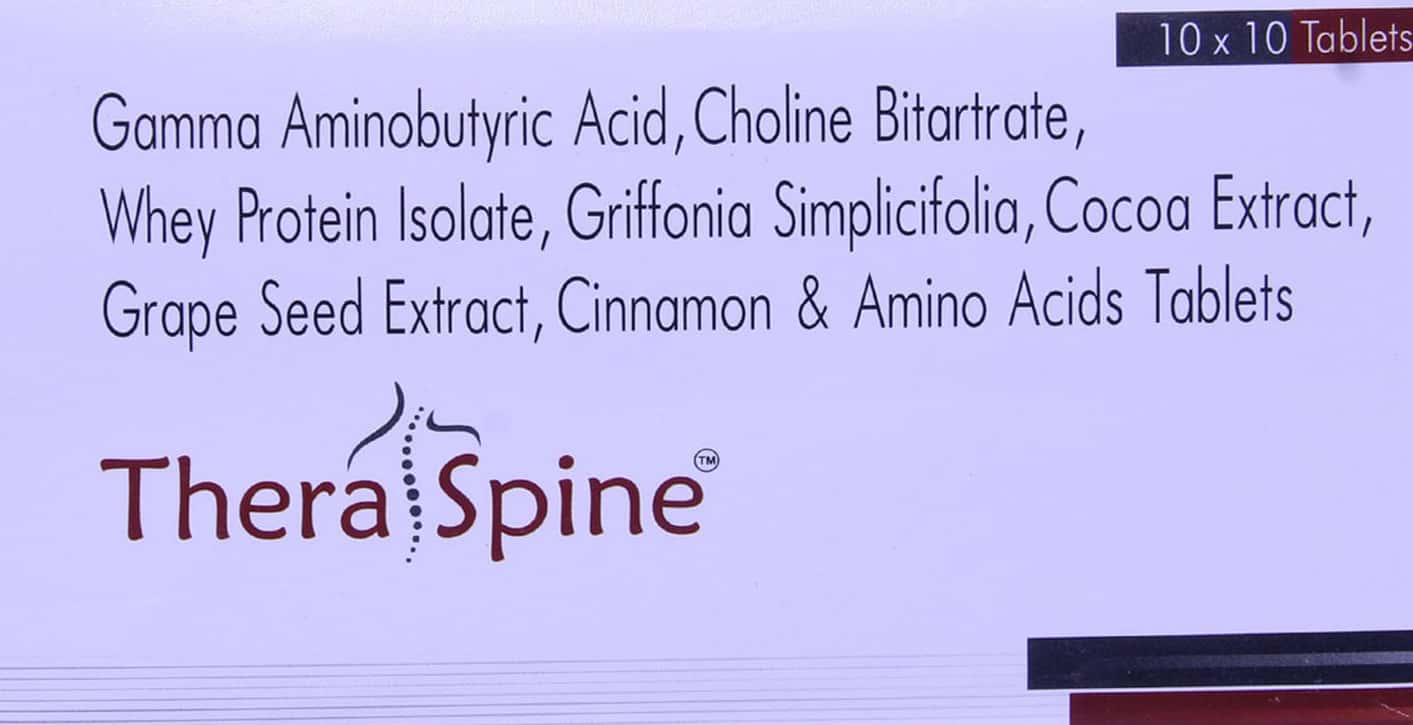 Buy Thera Spine Strip Of 10 Tablets Online & Save Up to 24% at PharmEasy
