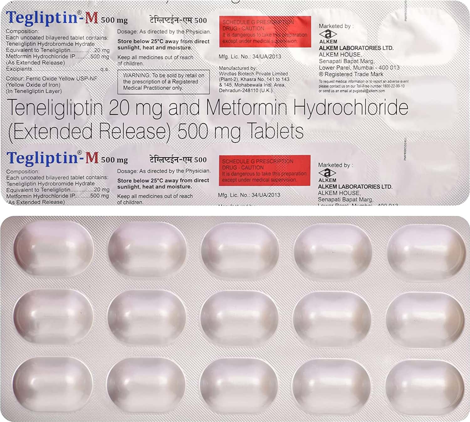 Tegliptin-M 500mg Tablet: Uses, Side Effects, Price, Dosage & More Info ...