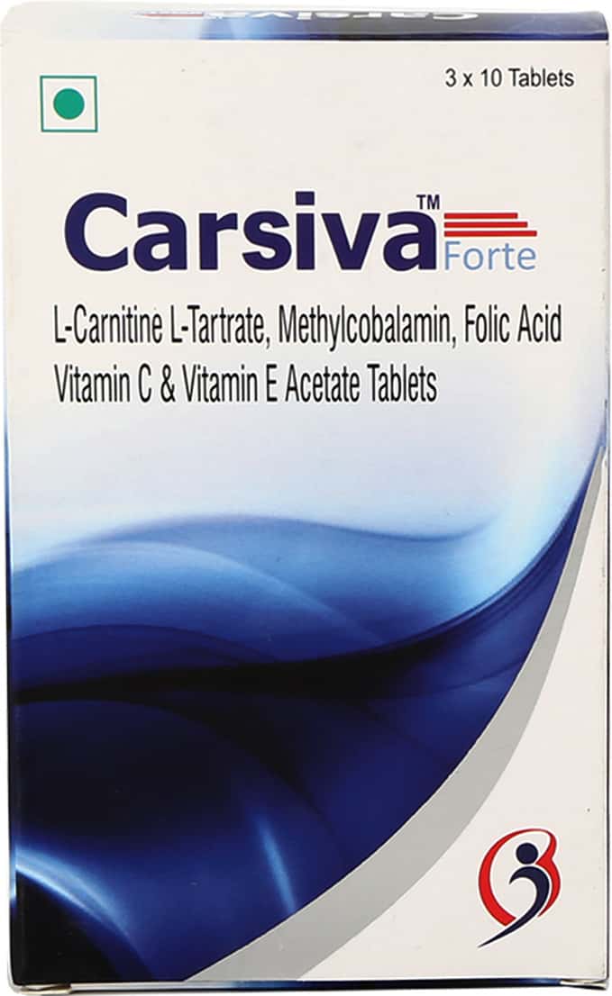 Buy Carsiva Forte Strip Of 10 Tablets Online & Save Up to 24% at PharmEasy