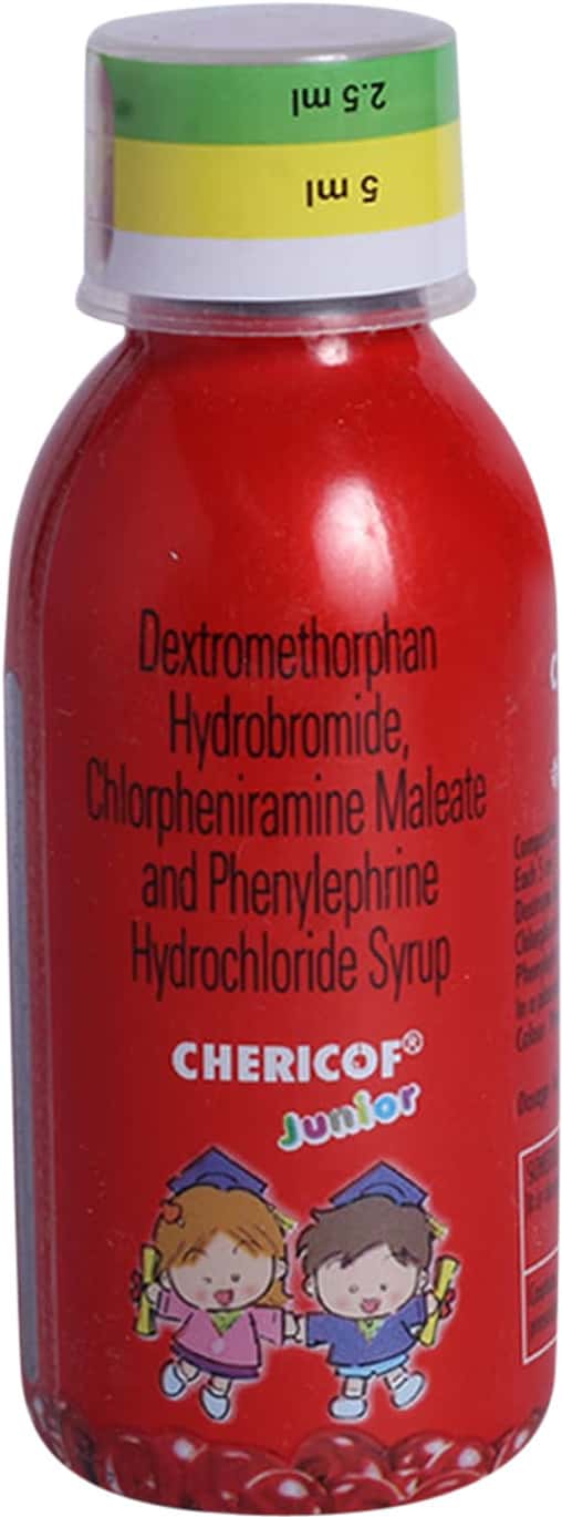 Chericof Junior Syrup: Uses, Side Effects, Price, Dosage & More Info ...