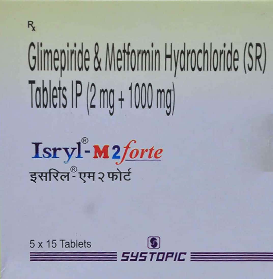Isryl M 2mg Forte Strip Of 15 Tablets: Uses, Side Effects, Price ...