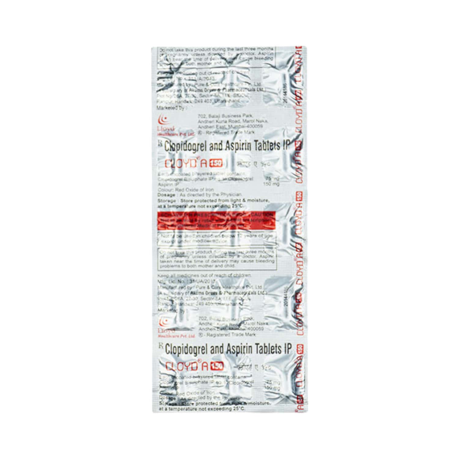 Cloyd A 150mg Strip Of 15 Tablets: Uses, Side Effects, Price & Dosage ...