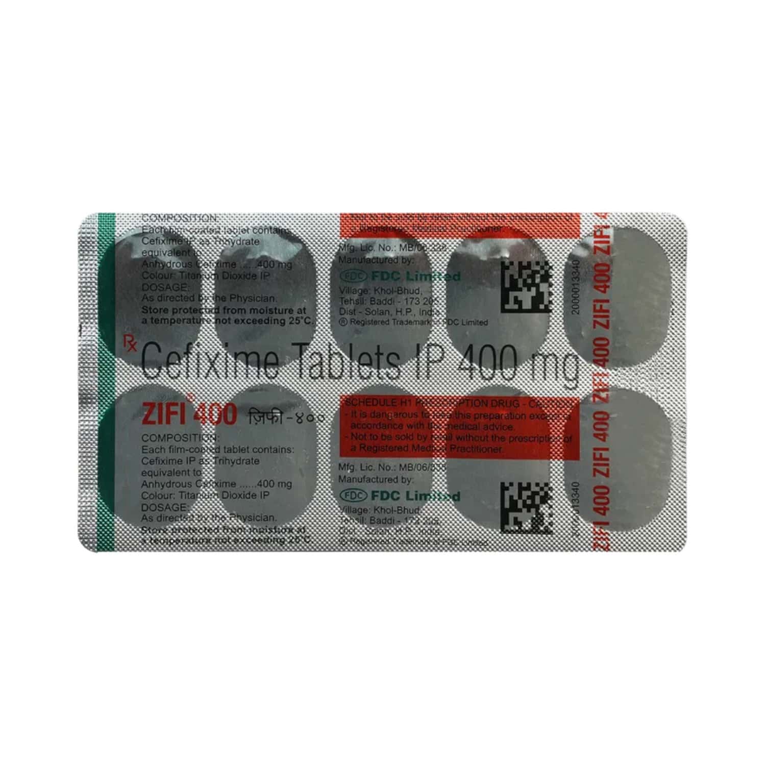 Zifi 400 MG Tablet (10): Uses, Side Effects, Price & Dosage | PharmEasy