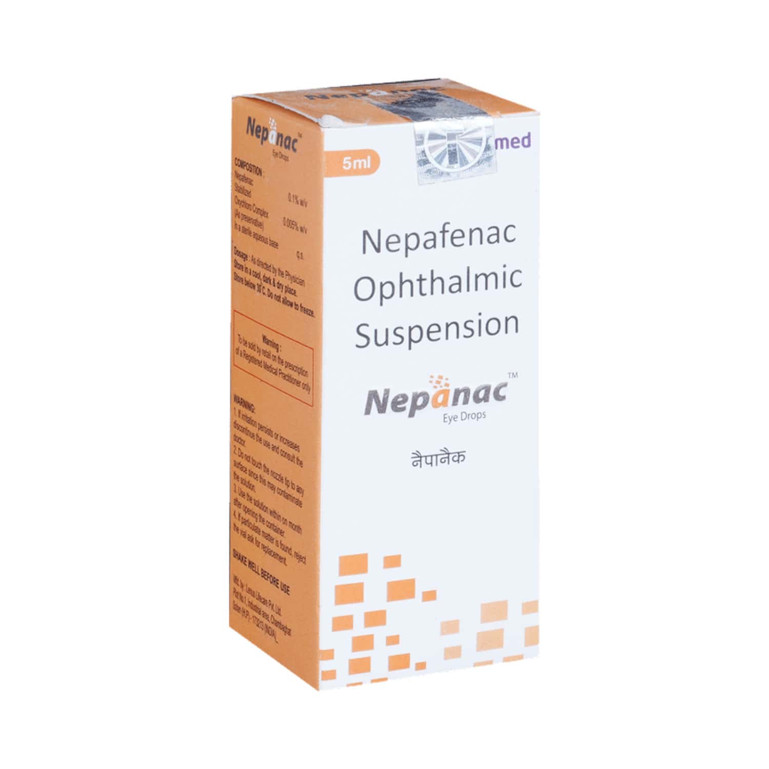 Nepanac 0.1 % Eye Drop (5): Uses, Side Effects, Price & Dosage | PharmEasy