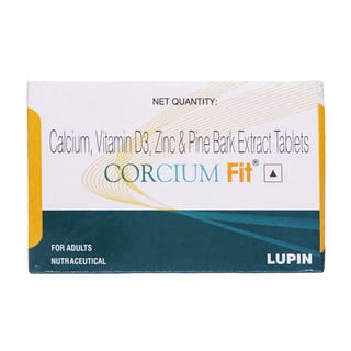 Corcium Fit Strip Of 15 Tablets: Uses, Side Effects, Price & Dosage ...