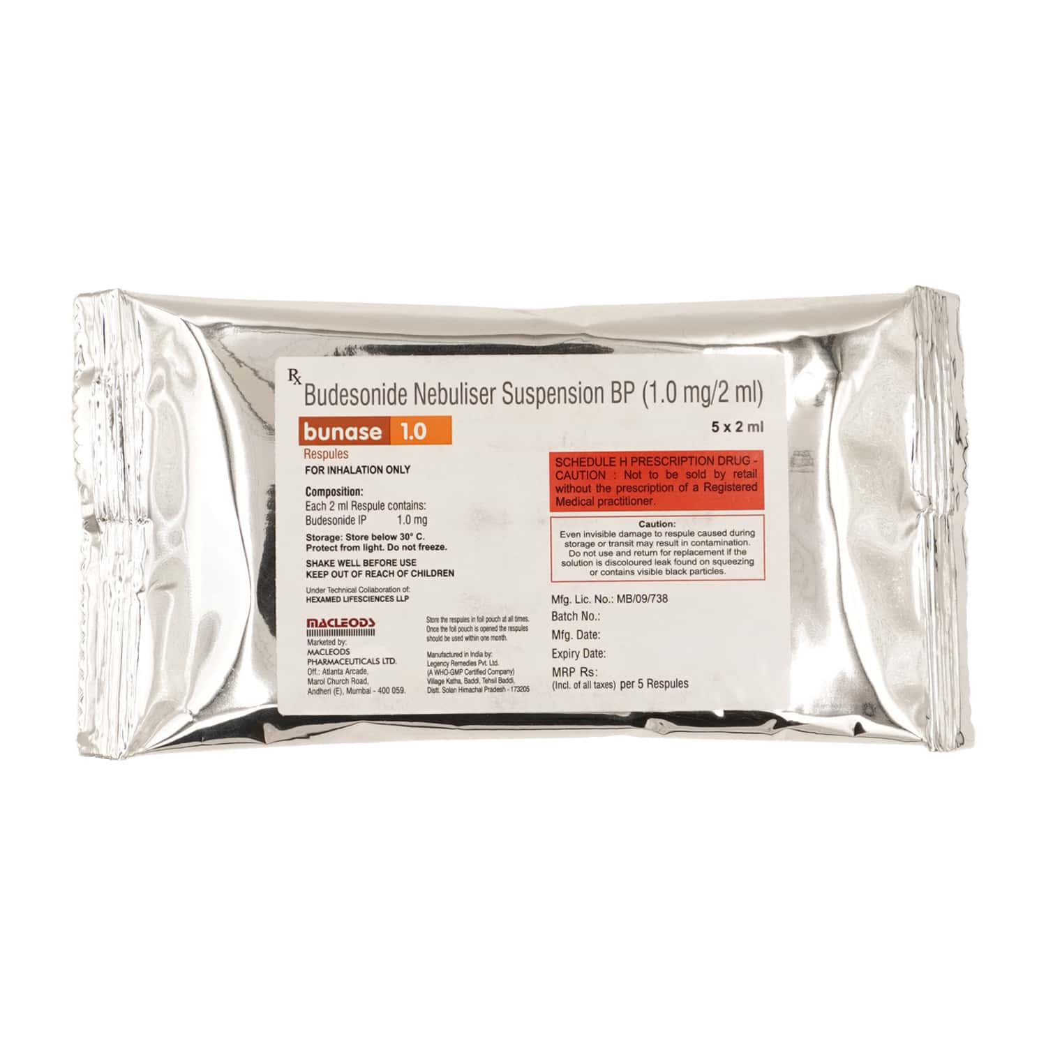 Bunase 1 MG Respule (5): Uses, Side Effects, Price & Dosage | PharmEasy