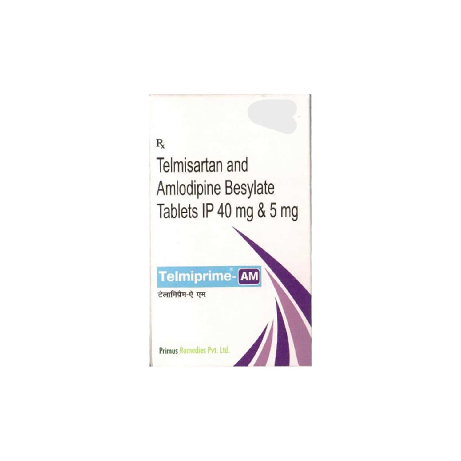 Telmiprime Am 40mg Strip Of 15 Tablets: Uses, Side Effects, Price ...