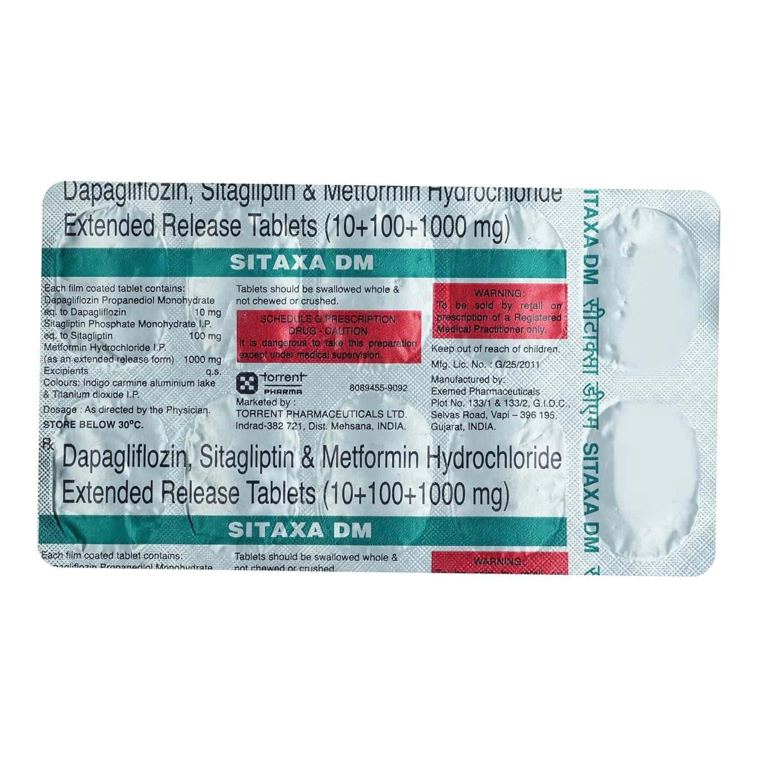Sitaxa DM Tablet: Uses, Side Effects, Price, Dosage & More Info - PharmEasy