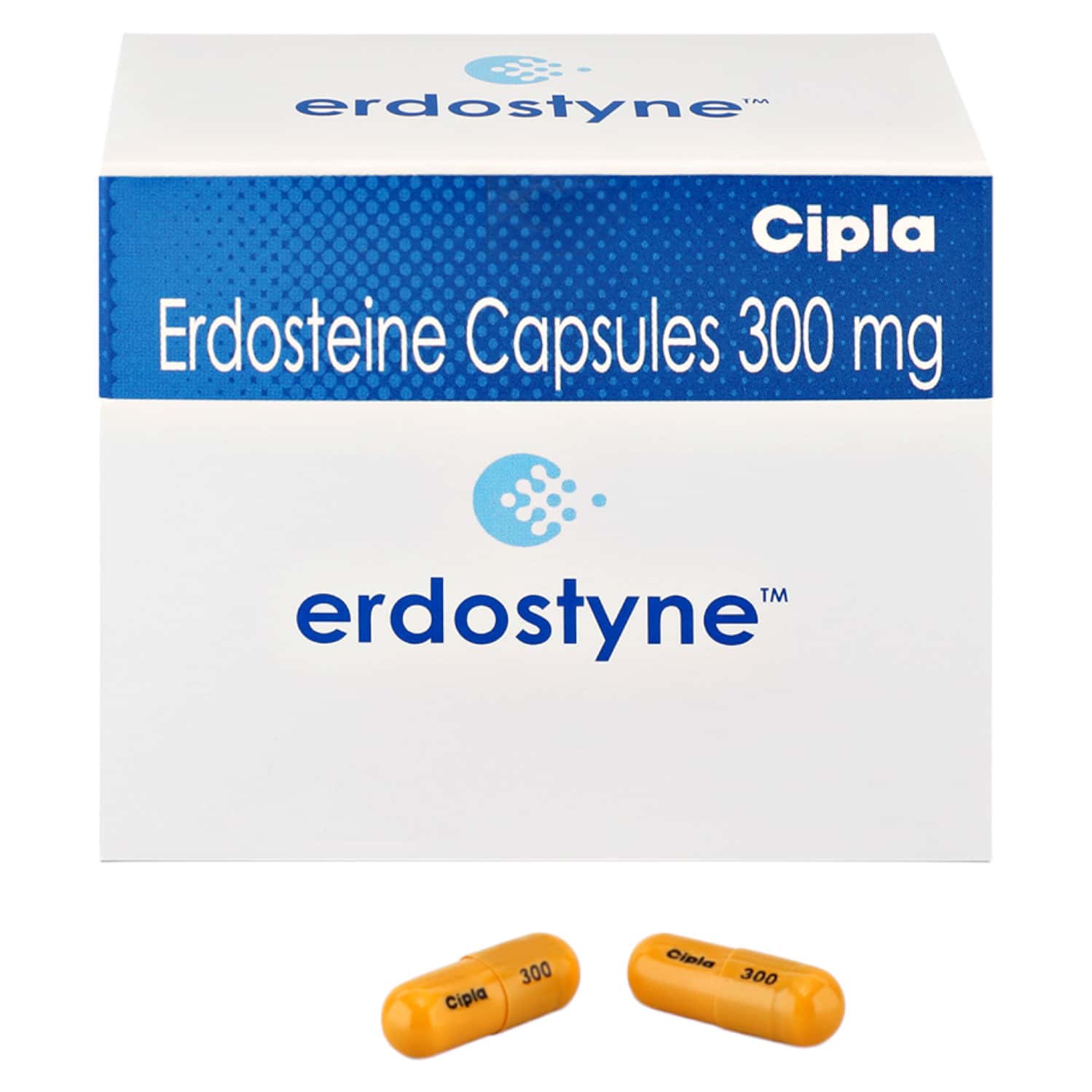 Erdostyne 300 MG Capsule (10): Uses, Side Effects, Price & Dosage ...