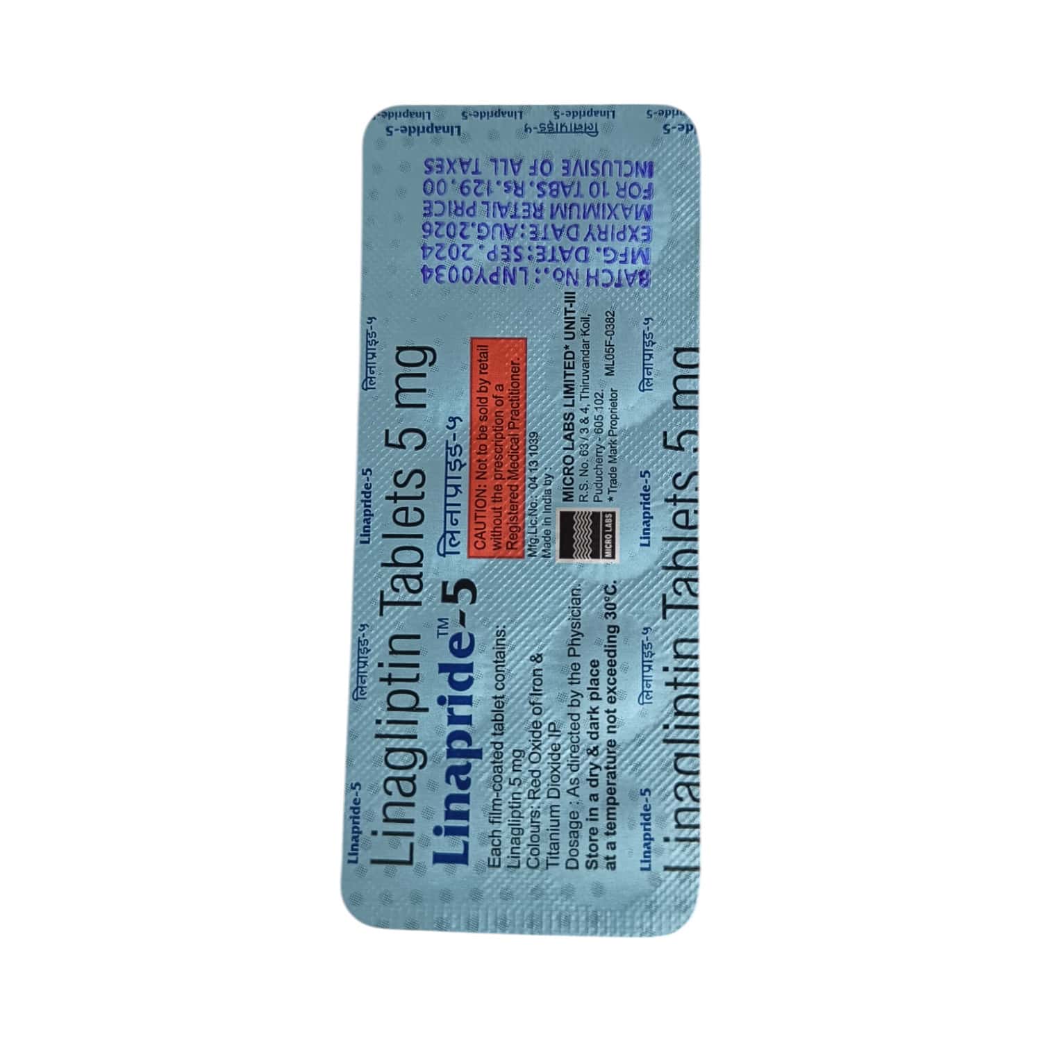 Linapride 5 MG Tablet (10): Uses, Side Effects, Price & Dosage | PharmEasy