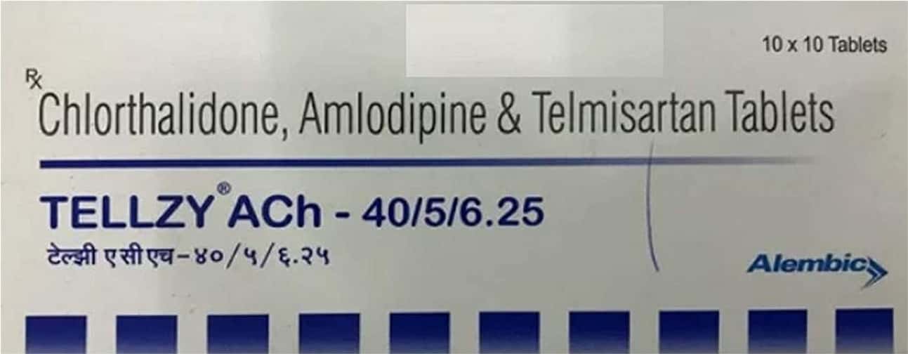 Tellzy Ach 40/5/6.25mg Strip Of 10 Tablets: Uses, Side Effects, Price ...