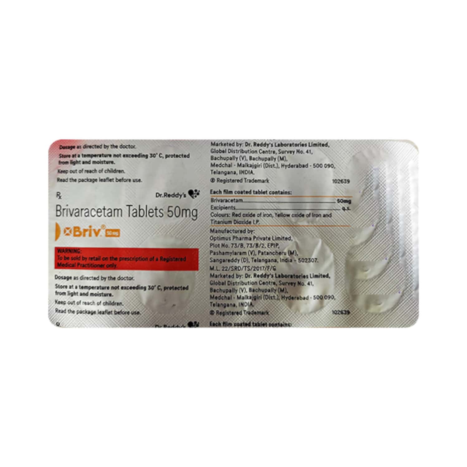 Briv 50 MG Tablet (10): Uses, Side Effects, Price & Dosage | PharmEasy