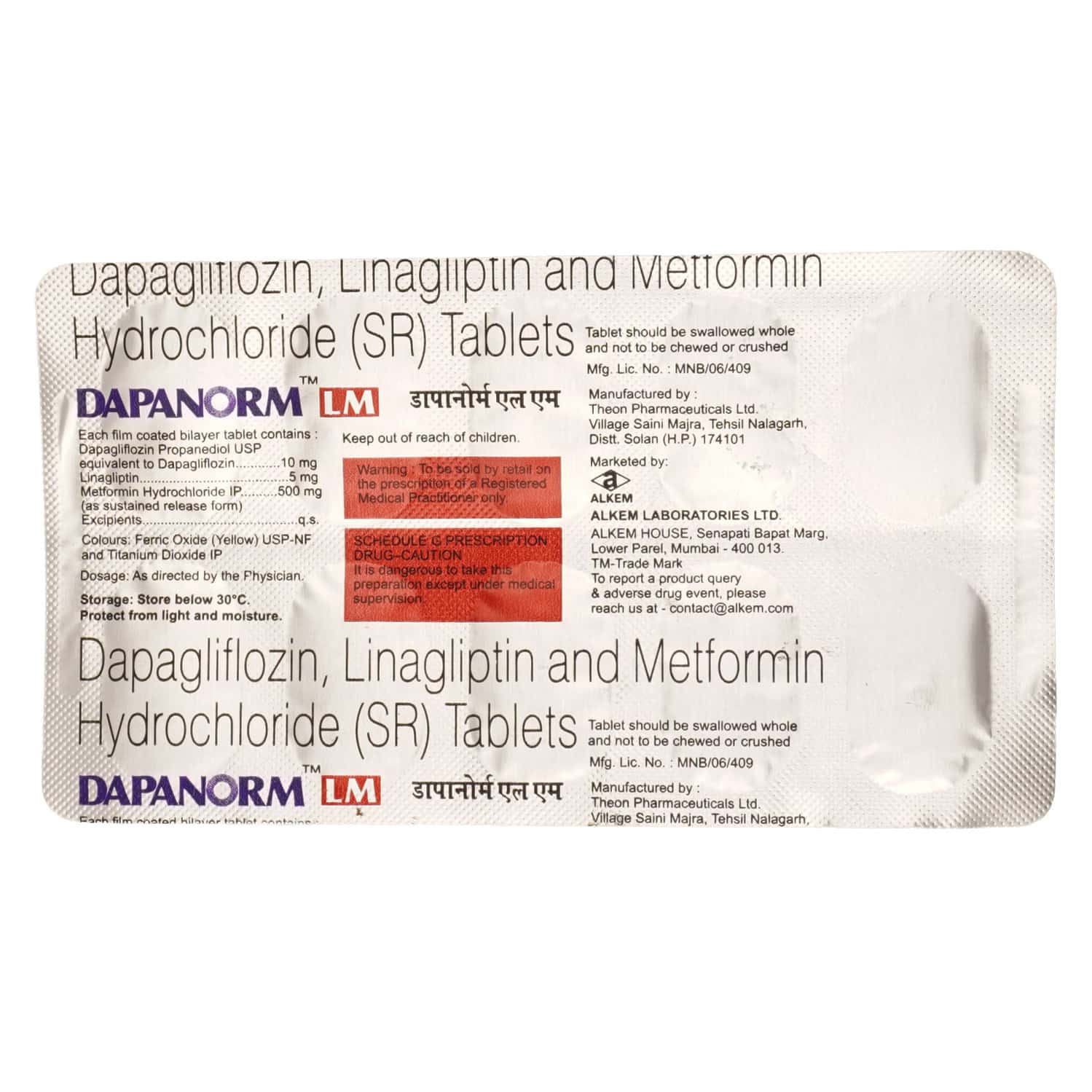 Dapanorm LM Tablet: Uses, Side Effects, Price, Dosage & More Info ...