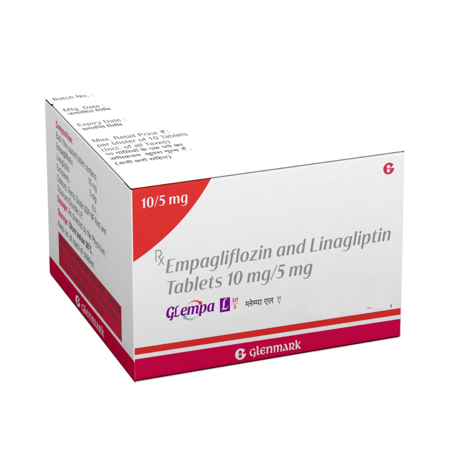 Glempa L 10/5mg Strip Of 10 Tablets: Uses, Side Effects, Price & Dosage ...