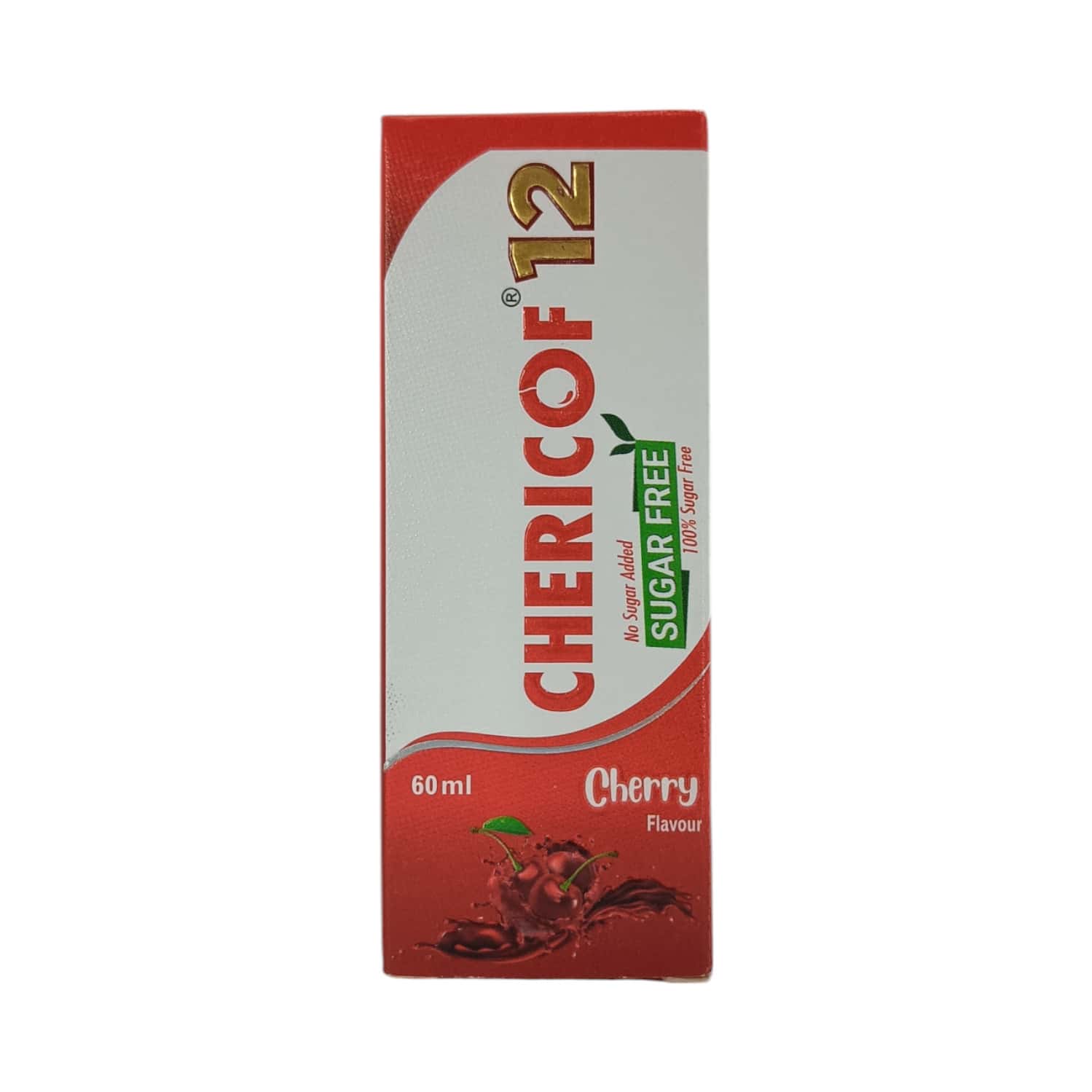 Chericof 12 Cherry Flavour Sugar Free Bottle Of 60ml Suspension: Uses ...
