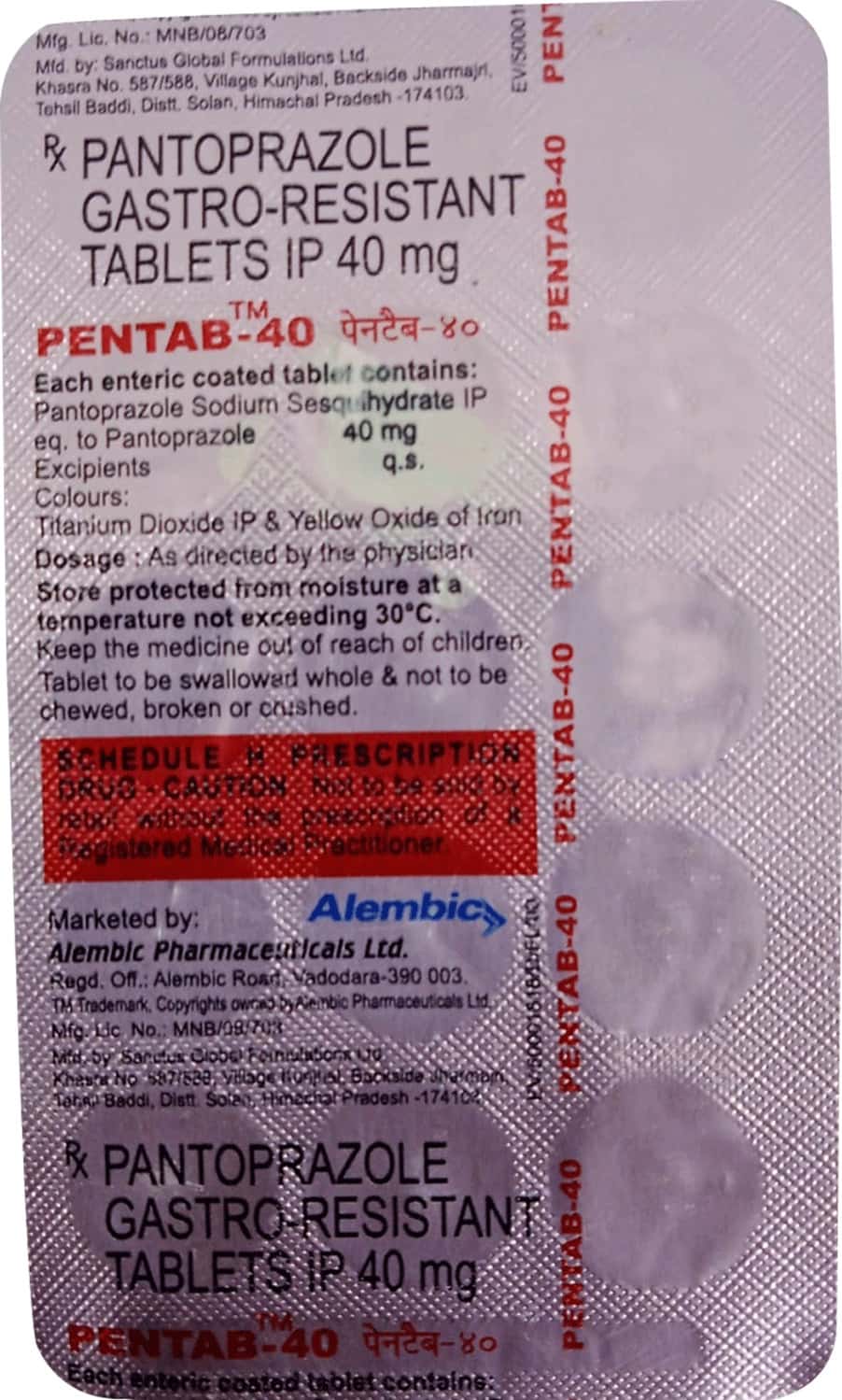 Pentab 40 Tablet: Uses, Side Effects, Price, Dosage & More Info - PharmEasy