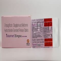 Istamet Empa 25/100/1000mg Strip Of 10 Tablets: Uses, Side Effects ...
