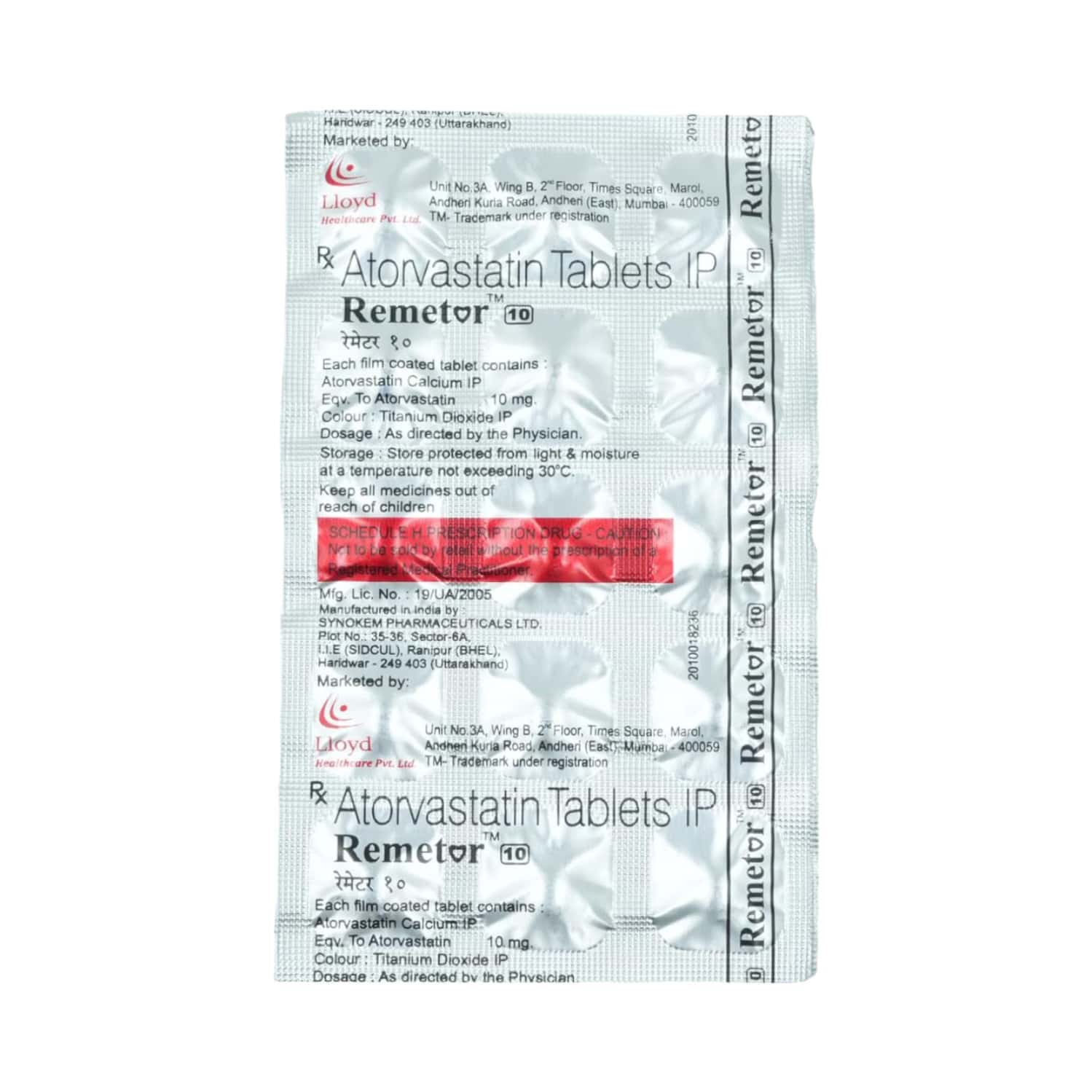 Remetor 10 MG Tablet (15): Uses, Side Effects, Price & Dosage | PharmEasy