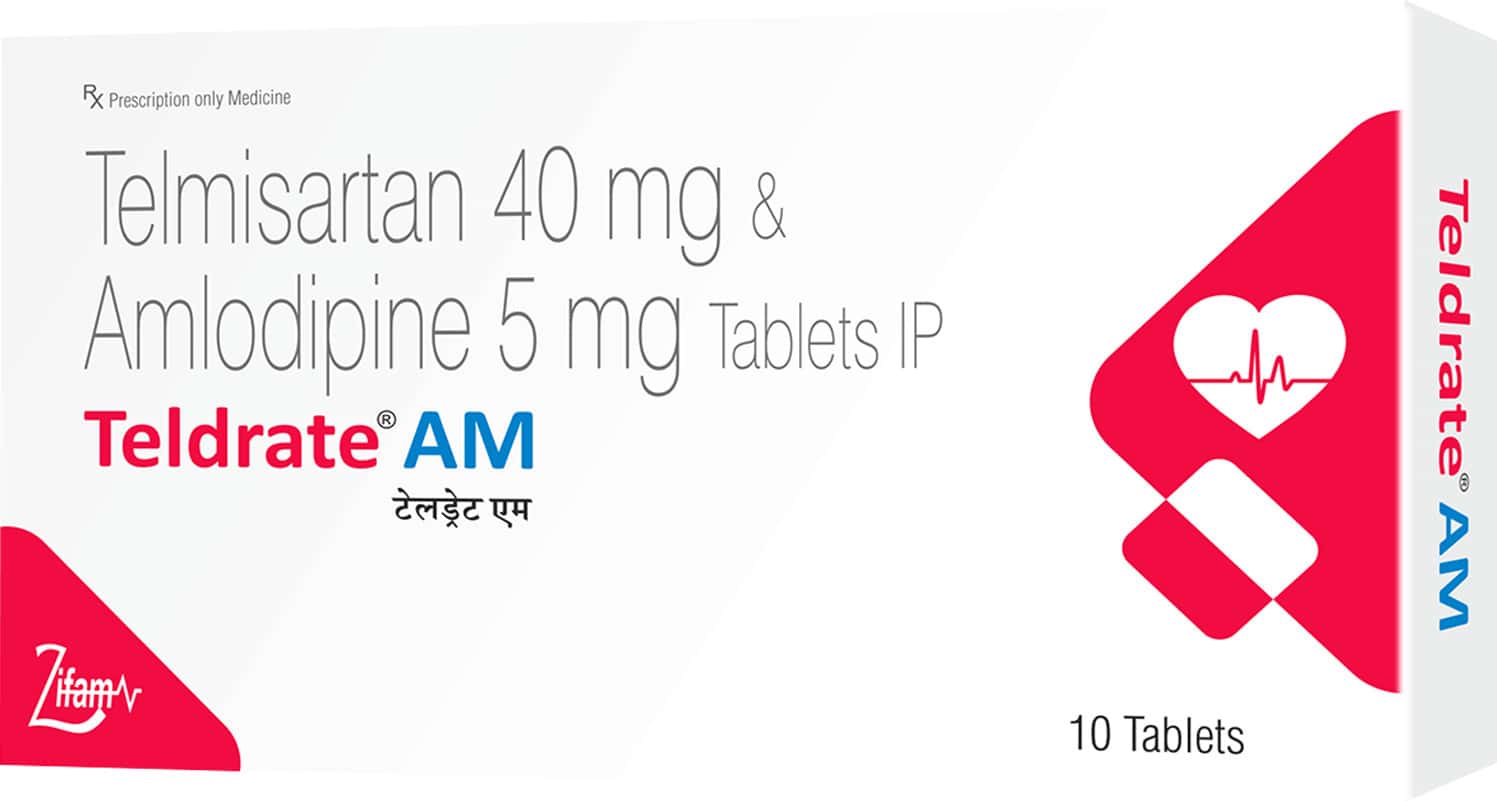 Teldrate Am 40/5mg Strip Of 10 Tablets: Uses, Side Effects, Price ...