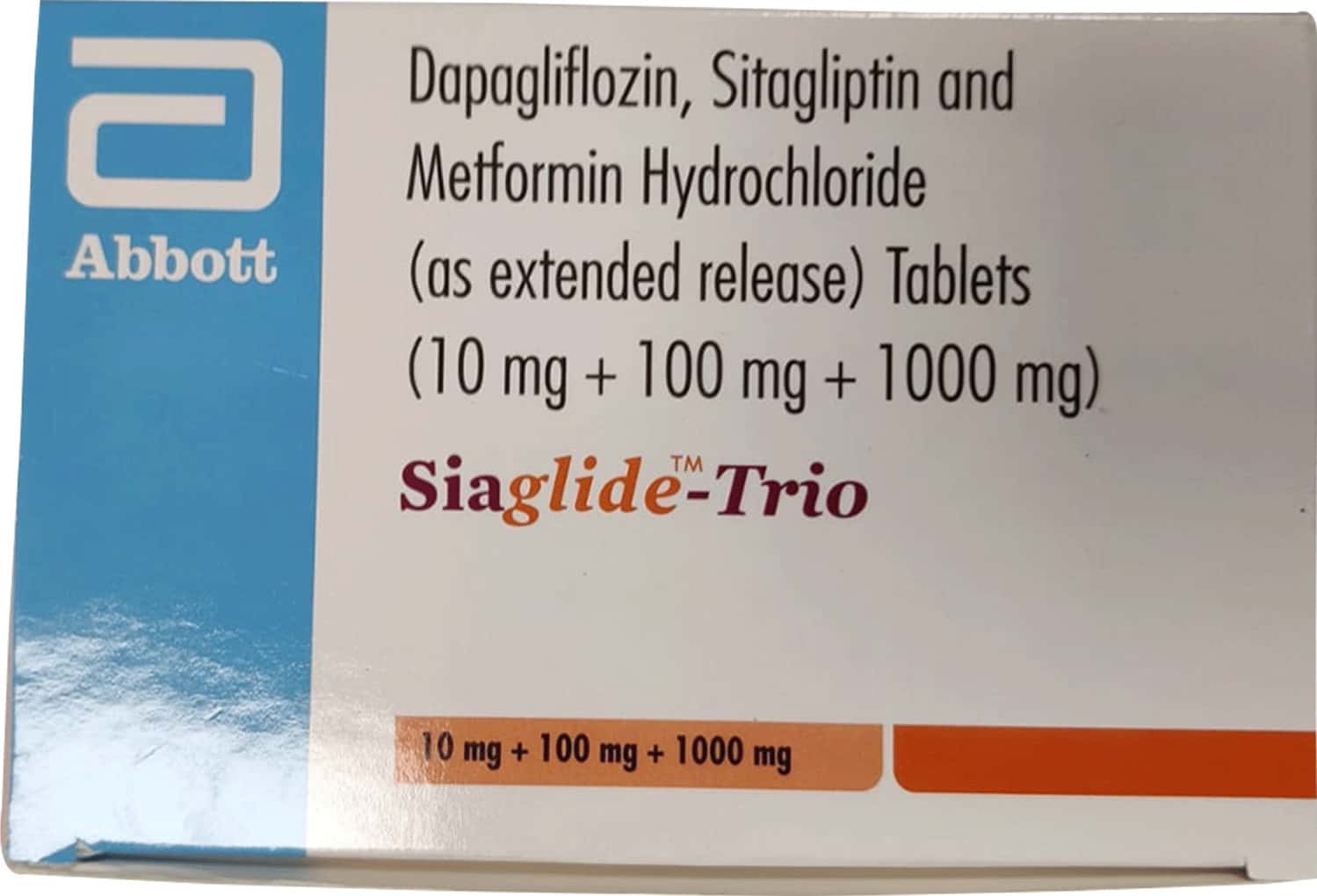 Siaglide Trio 10/100/1000mg Strip Of 10 Tablets: Uses, Side Effects ...