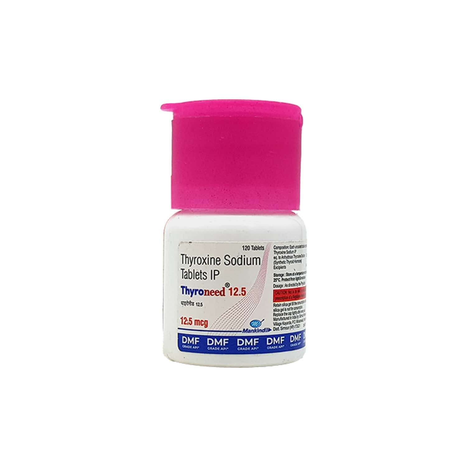 Thyroneed 12.5 MCG Tablet (120): Uses, Side Effects, Price & Dosage ...
