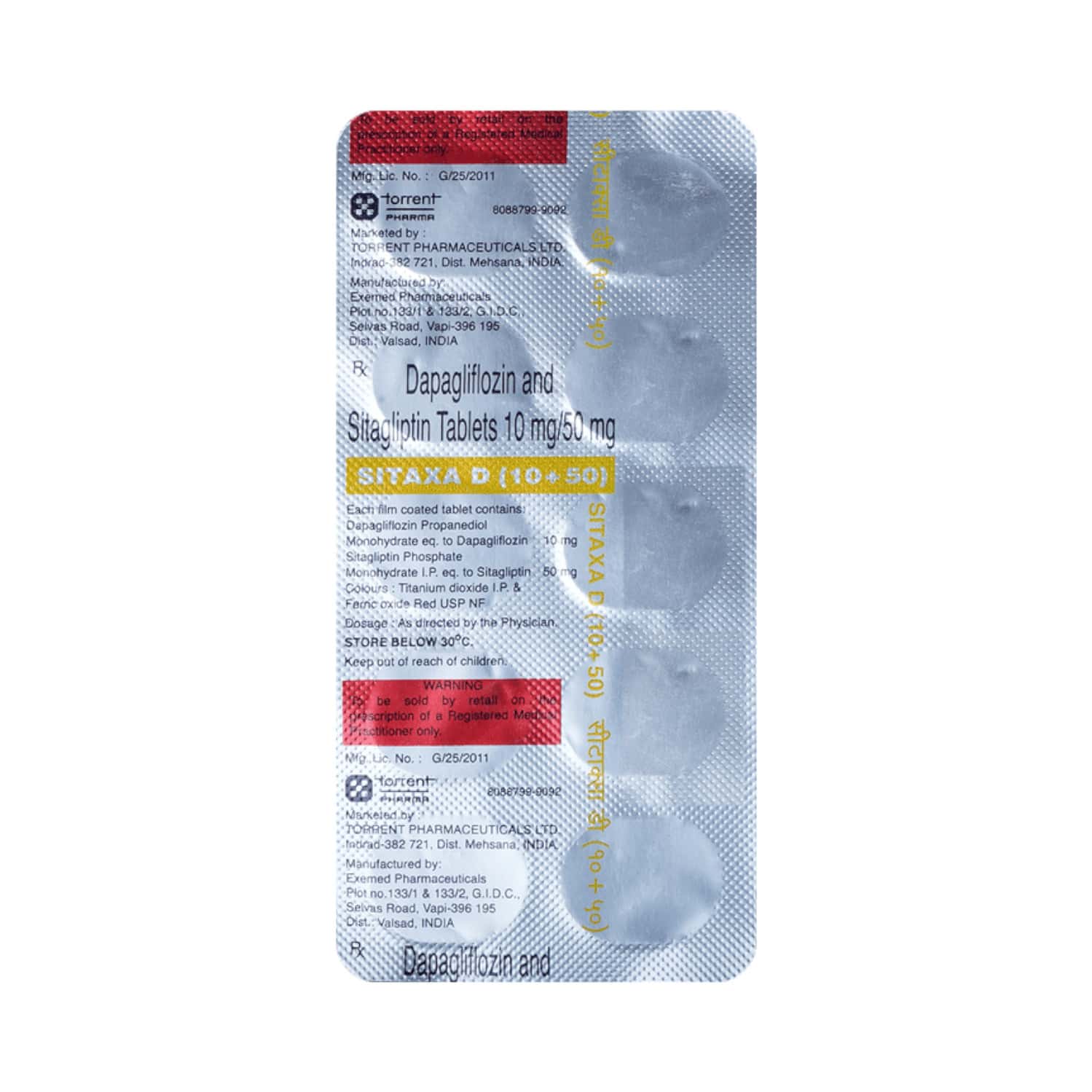 Sitaxa D 10/50mg Strip Of 10 Tablets: Uses, Side Effects, Price ...