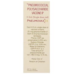 Pneumovax 23 Vaccine: Uses, Side Effects, Price, Dosage & More Info ...