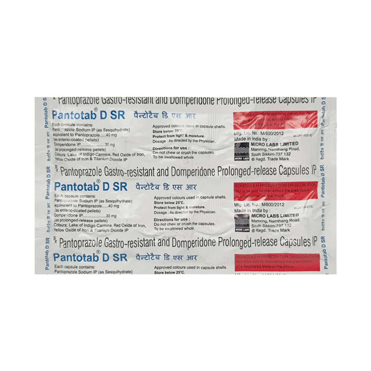 Pantotas Dsr Strip Of 10 Capsules: Uses, Side Effects, Price & Dosage ...