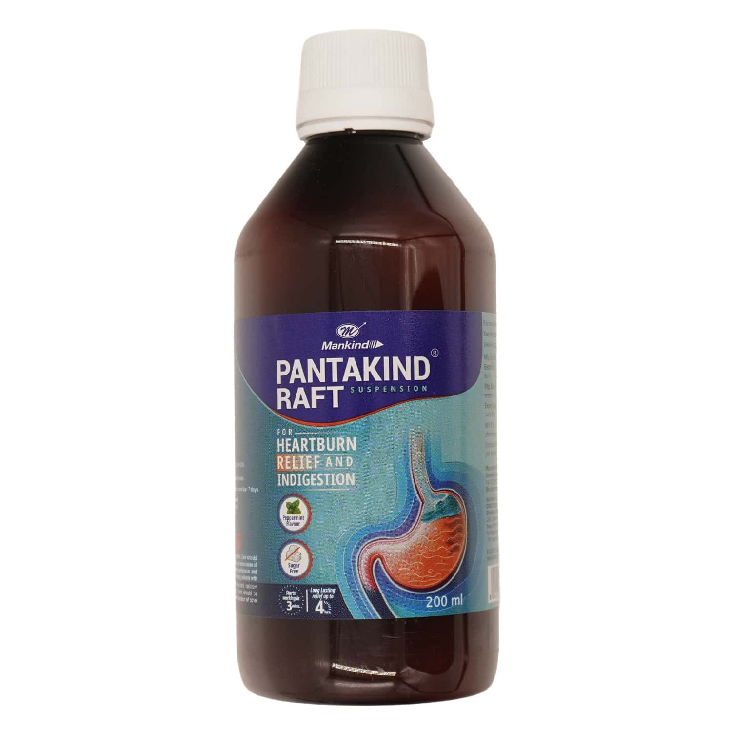 Pantakind Raft Suspension |Peppermint Flavour Sugar Free: Uses, Side ...